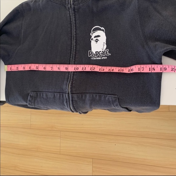Bape | Tops | A Bathing Ape Bape X Popeye Comic Zip Hoodie | Poshmark